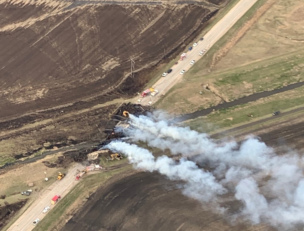 Fire crews called back to bridge on 311 Thursday evening after it ...