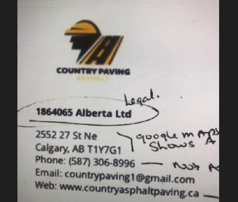Hinton RCMP warns property owners of paving contractor scams | portals