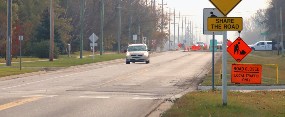 **Update** Loewen Boulevard fully reopened to two-way traffic ...