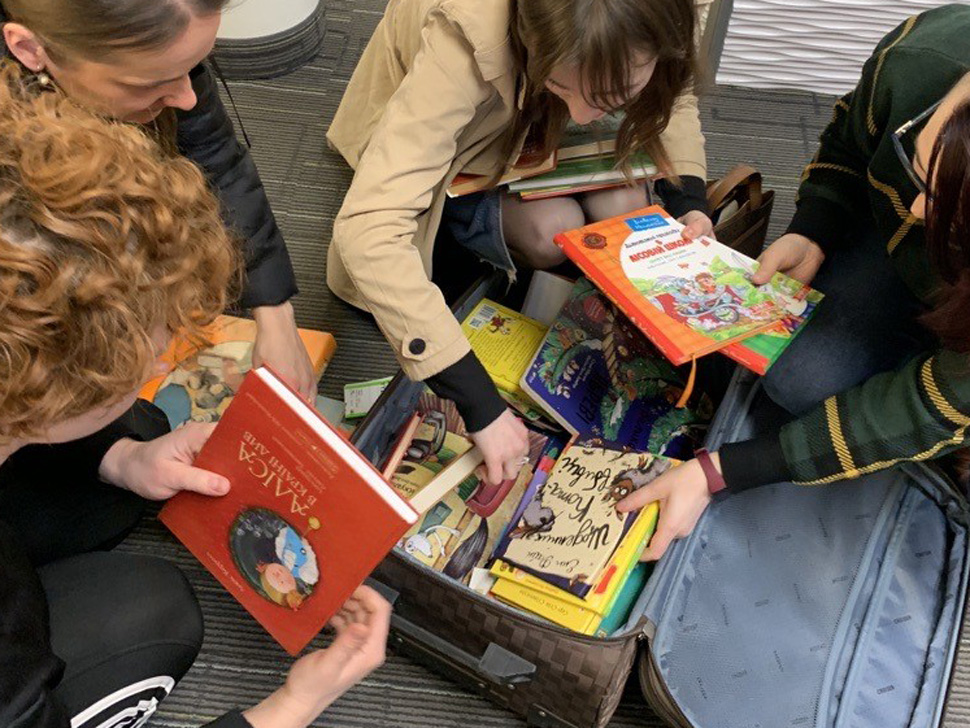 Steinbach library's Ukrainian Book Corner grew by 50 pounds on Thursday ...