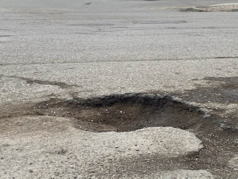 Potholes causing trouble for motorists - StrathmoreNow.com - Local news ...