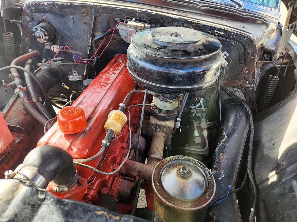 Under the Hood of the 1953 Bel Air being restored by an 11-year-old ...