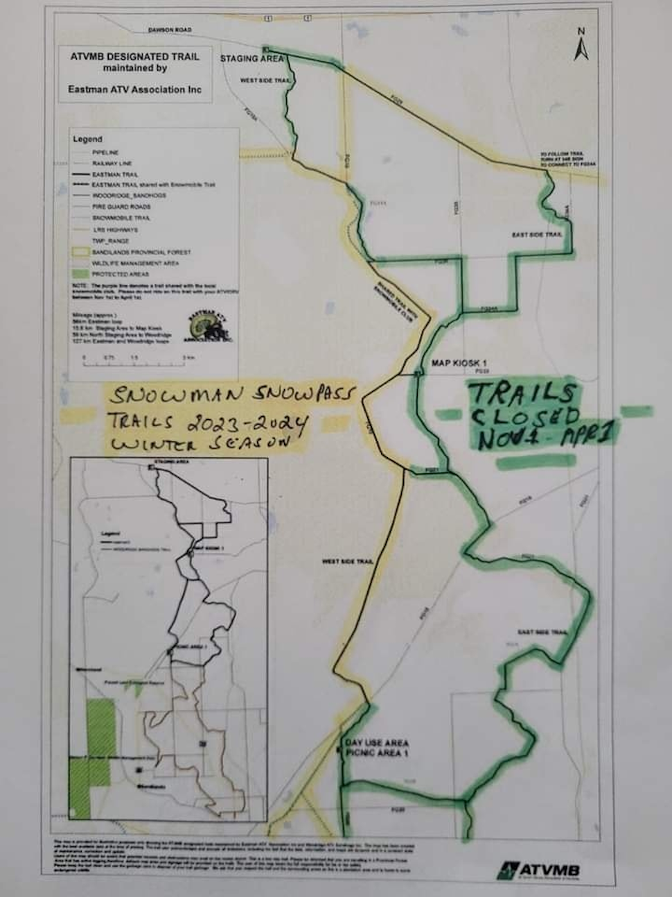 Woodridge ATV Sandhogs close down trails for the season ...
