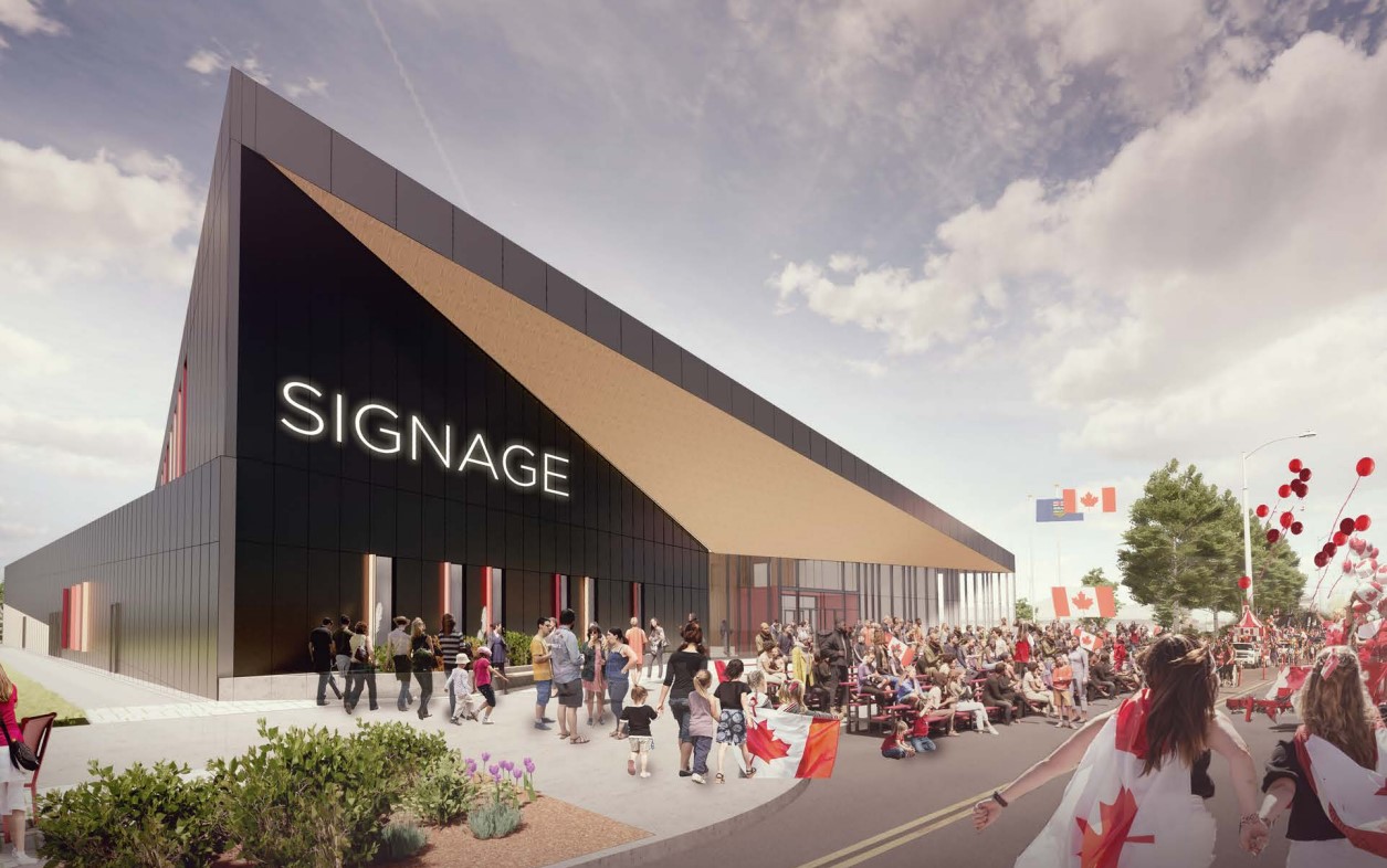 A possible new look presented for the Multi-Use Facility and Library ...