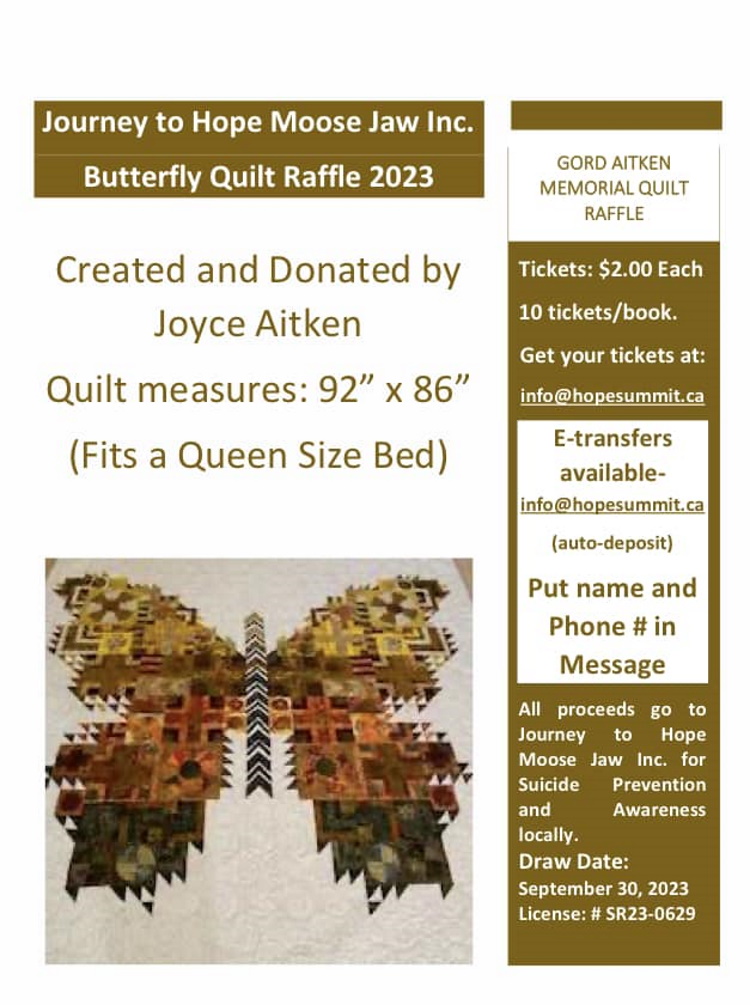 Journey to Hope raising funds through annual quilt raffle ...