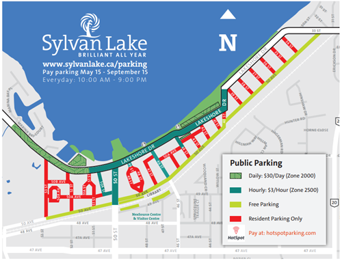 Paid parking returns to Sylvan Lake today - CentralAlbertaOnline.com ...