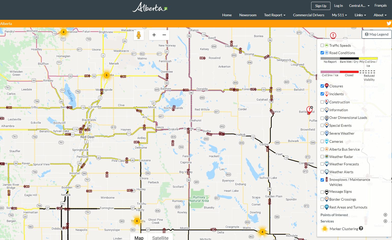 Road conditions for Central Alberta - CentralAlbertaOnline.com - Local ...