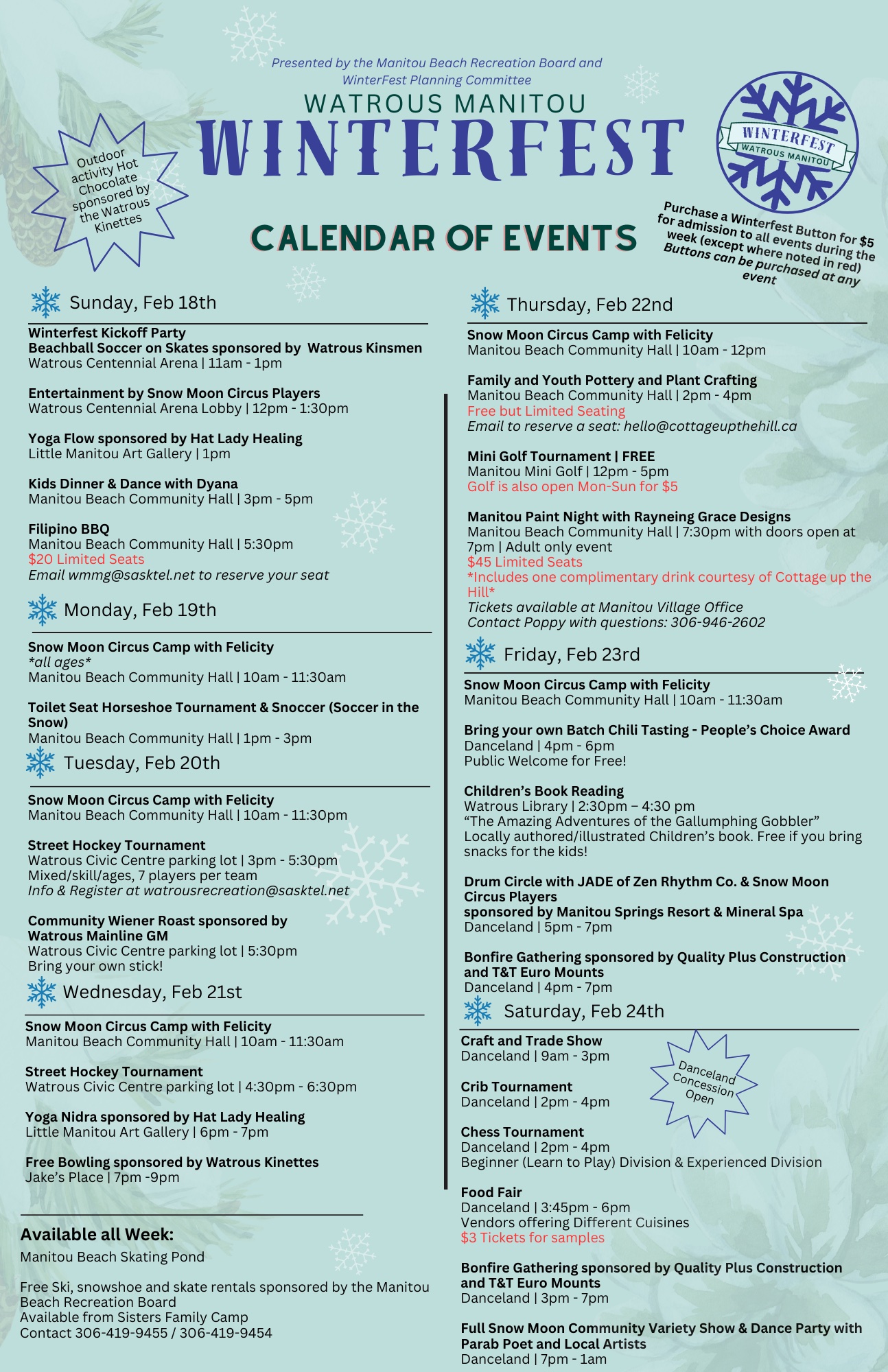 Winterfest set to take over Watrous-Manitou - DiscoverHumboldt.com ...