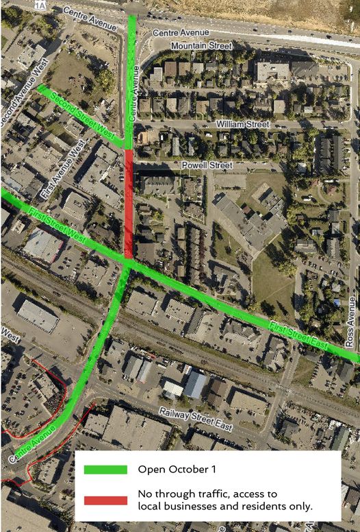 Major intersection set to reopen on weekend - CochraneNow: Cochrane ...