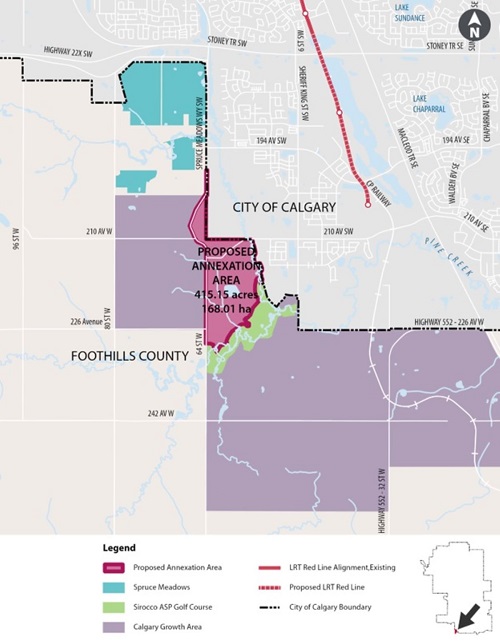 City of Calgary withdraws from Annexation of Foothills County land ...