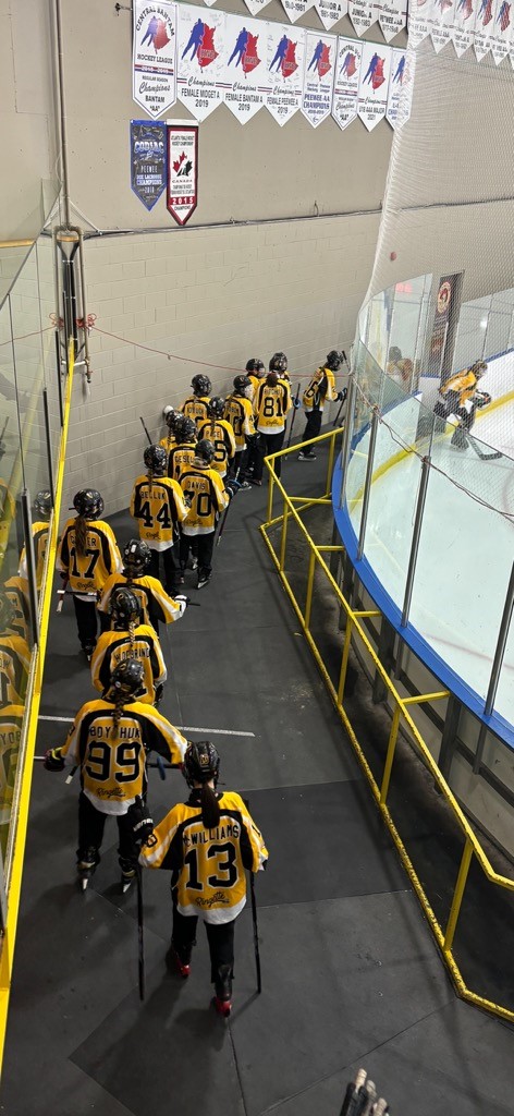 McKenna Davis donning Team Manitoba colours at U19 National Ringette ...